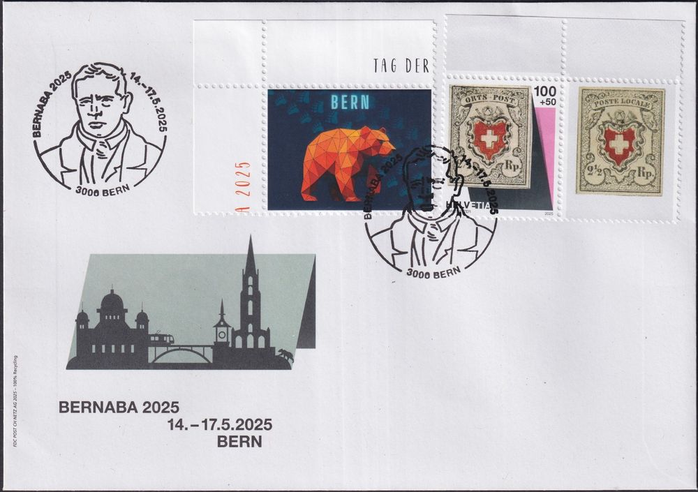 2025, BERNABA MARKE aus BLOCK +Vignette, Seltenheit (3) (Gebraucht) in ...