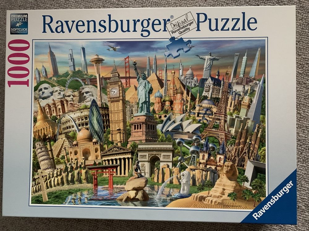 Ravensburger Puzzle 19890 - Sehenswürdigkeiten weltweit | Acheter sur ...