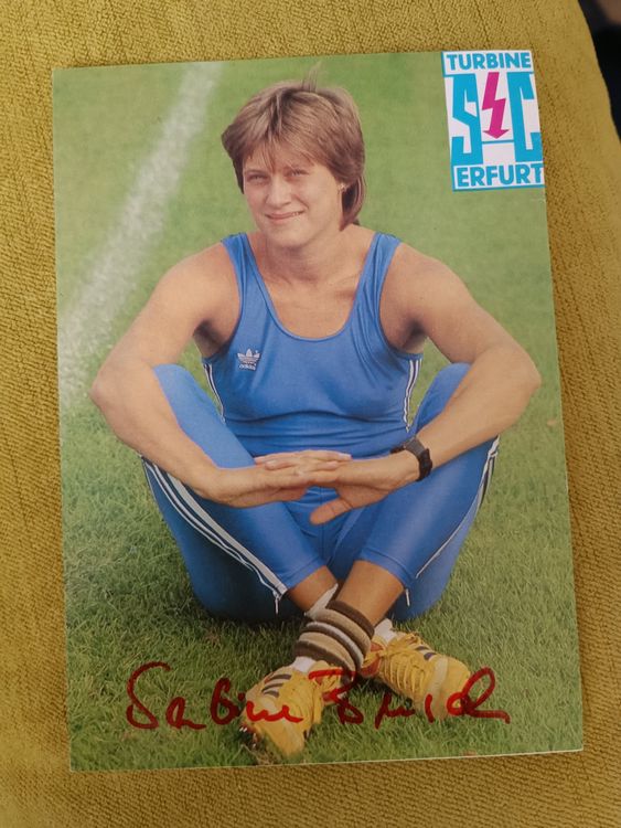 Sabine Busch - Leichtathletik - 3x Weltmeisterin (Gebraucht) in ...