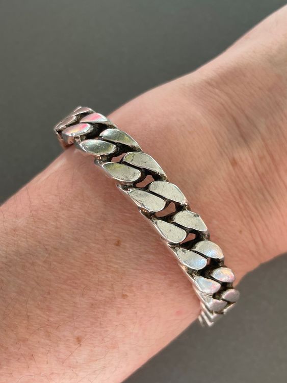 BAUHAUS Franz Scheurle 925 Silb Armspange Kette 57g RAR (Gebraucht) in Basel für CHF 169 – mit ...