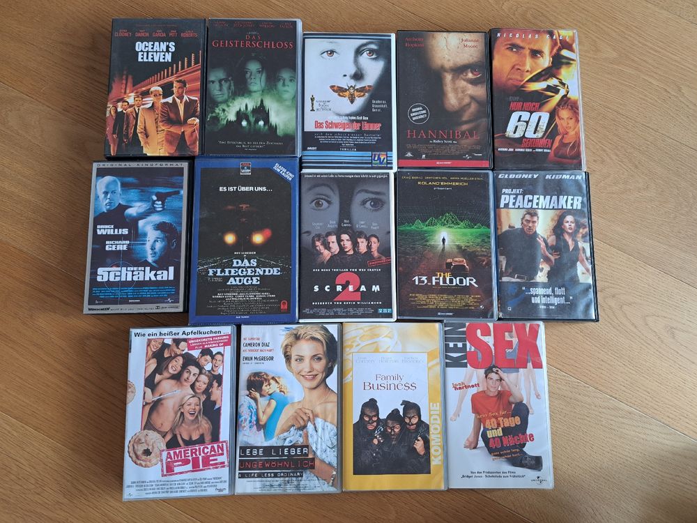 14 x VHS Spielfilme Sammlung | Kaufen auf Ricardo
