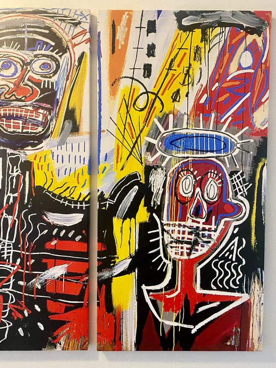 Jean-Michel Basquiats Triptychon - Kunstdruck auf Leinwand (Gebraucht) in Inwil für CHF 55 – nur ...