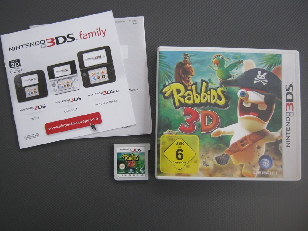 RABBIDS 3D für NINTENDO 3DS (Gebraucht) in St.Gallen für CHF 9.8 – mit ...