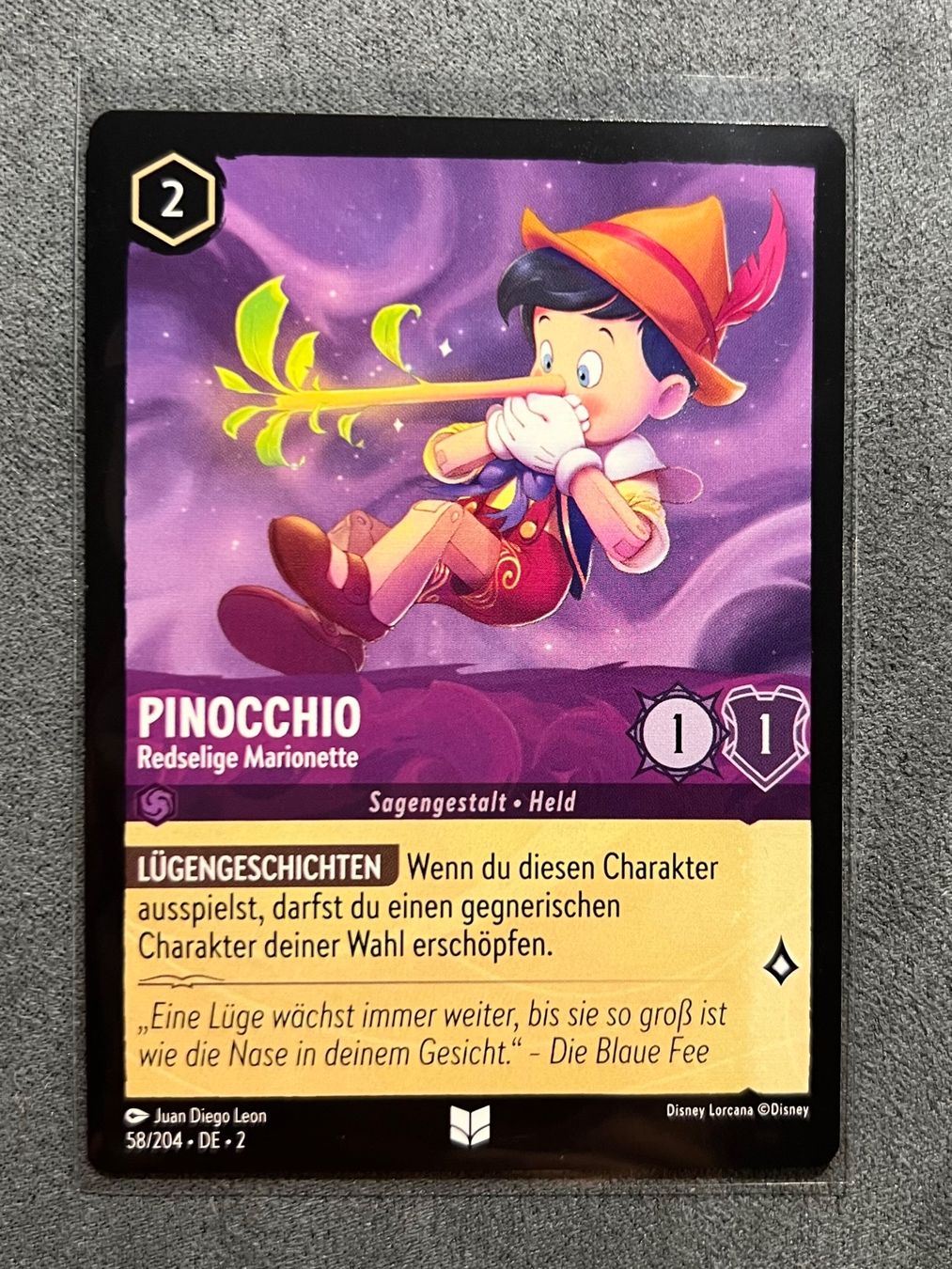 Pinocchio DE 58 Disney Lorcana 2 (Neu (gemäss Beschreibung)) in Rafz ...