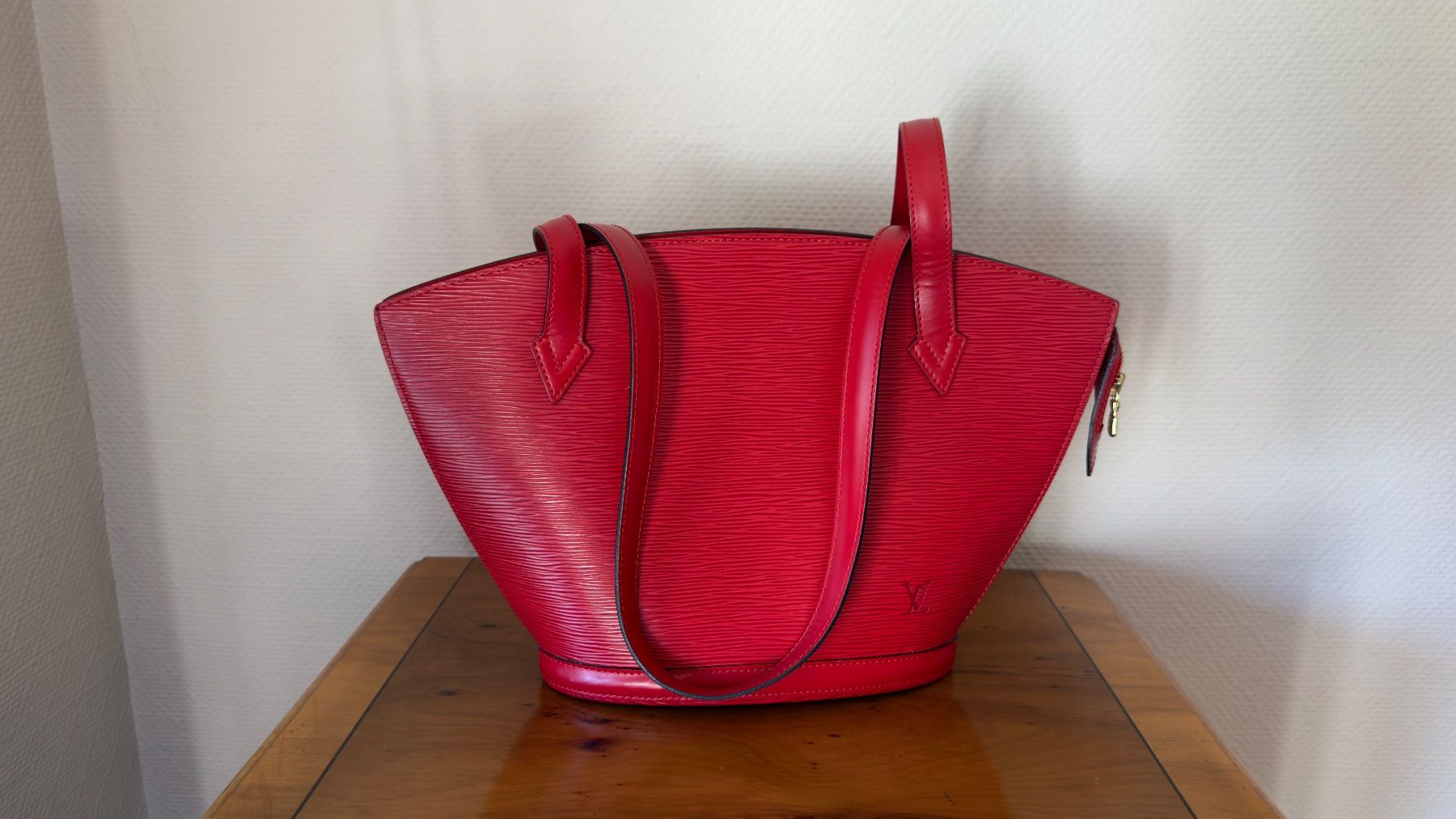 Sac Louis Vuitton "Saint-Jacques" cuir Épi rouge (Gebraucht) in ...