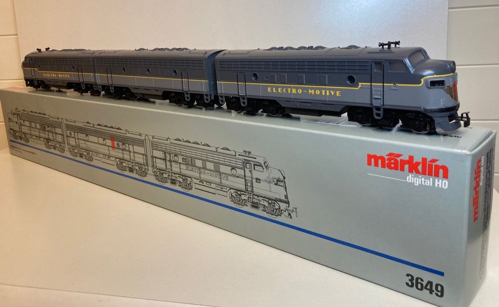 Märklin H0 3649 – dreiteilige Diesellok F7 | Kaufen auf Ricardo