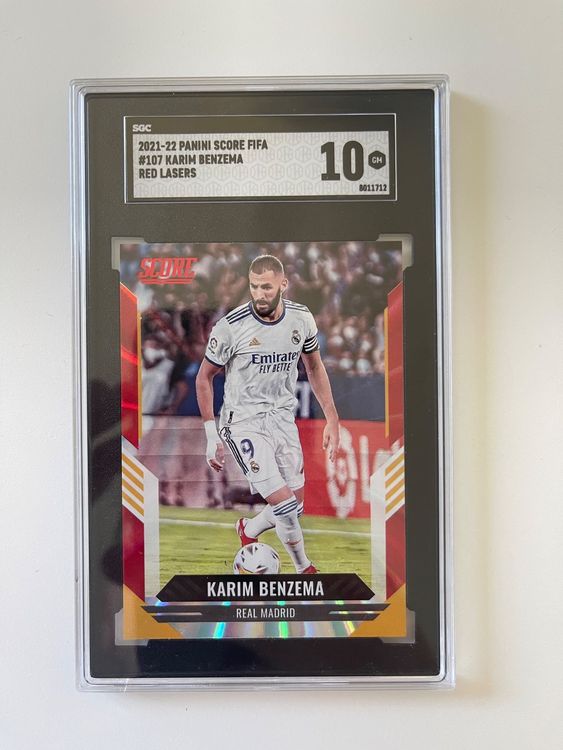 Panini Score FIFA 2021-22 Karim Benzema Red Lasers SGC 10 | Kaufen auf Ricardo