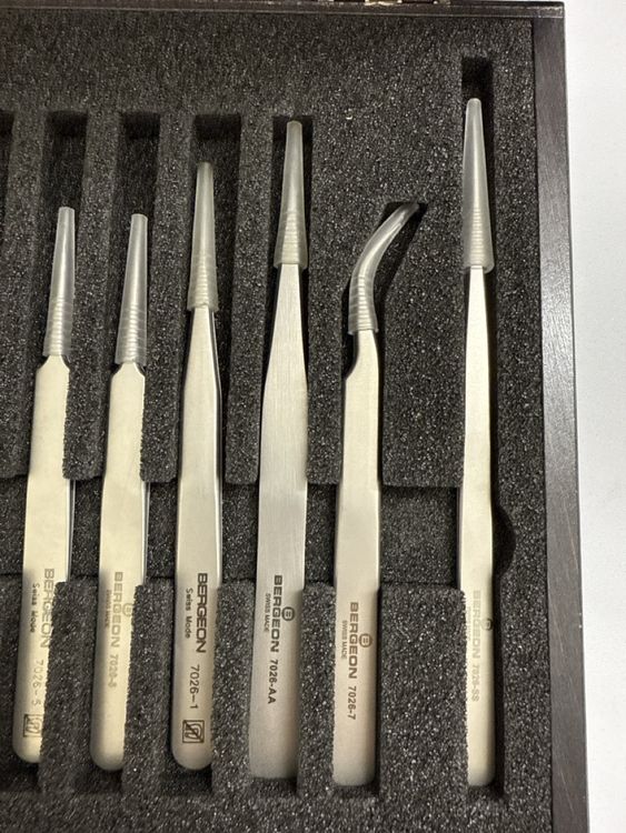 Coffret brucelles bergeon swiss made (D'occasion) à la chaux de fonds ...