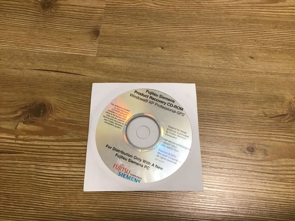 Windows XP CD-ROM (Gebraucht) in Guntershausen für CHF 1 – mit ...