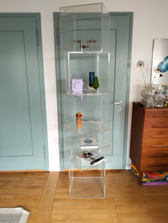 Vintage Mid Century Plexiglas Regal | Kaufen auf Ricardo