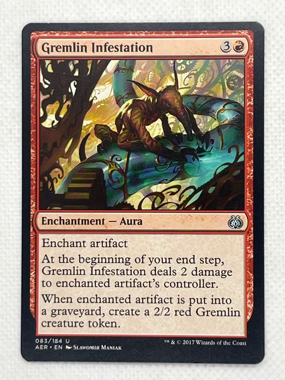 MTG Magic: The Gathering - Gremlin Infestation Karte Top (Gebraucht) in ...