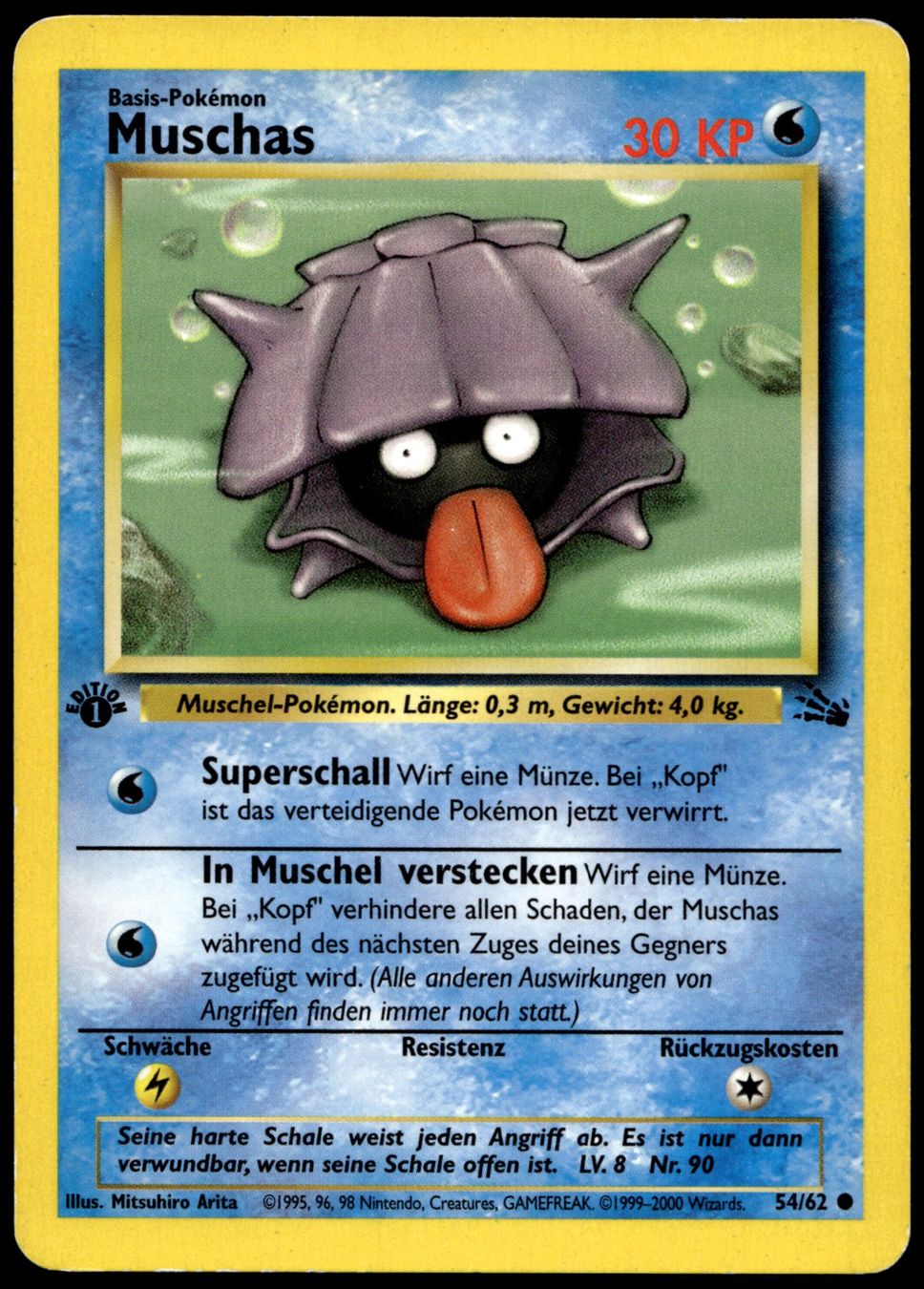 Muschas 54/62 Pokémon Fossil 1.Edition ab 1.- (Gebraucht) in Uster für ...