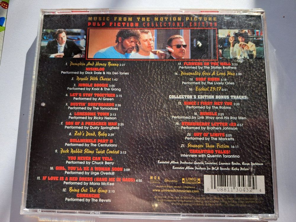 Cd Pulp Fiction - Collector's Edition (D'occasion) à Pully pour CHF 6 ...