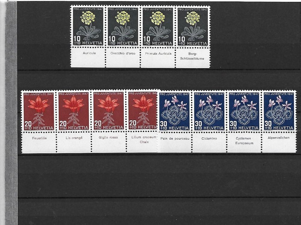 PJ ** 1947 mit Tab alle Sprachen Kat: CHF 73.- | Kaufen auf Ricardo