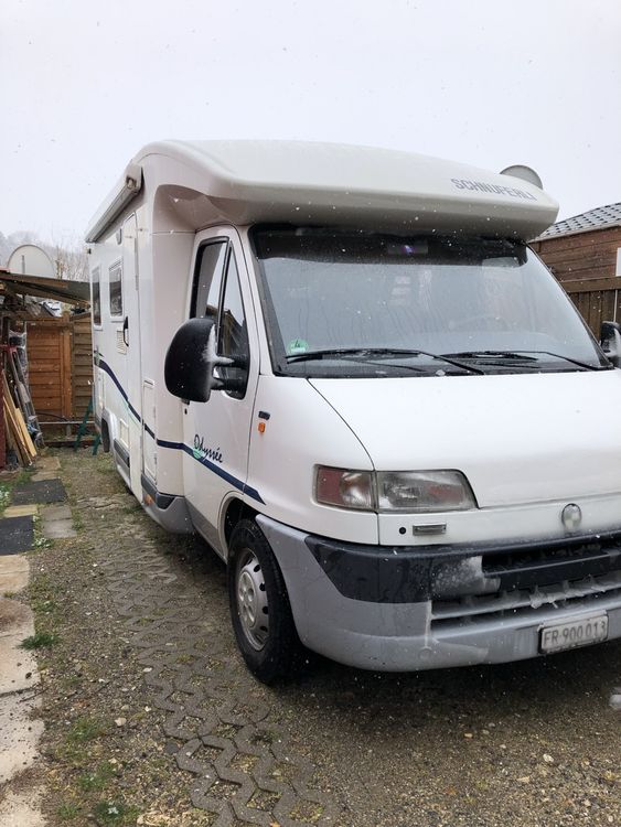 Wohnmobil Fiat Ducato, Chausson–Aufbau (Gebraucht) in Gletterens für CHF 9900 – nur Abholung auf ...