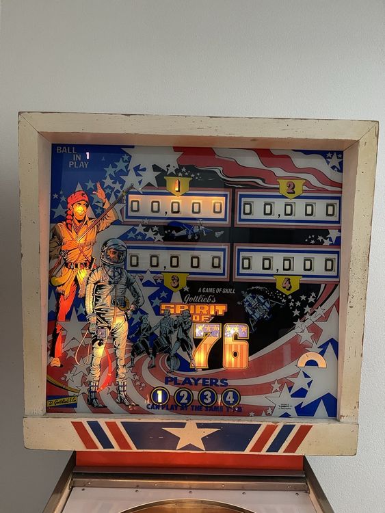 Spirit mechanical pinball machine from 1976 D.Gottlieb & Co (D'occasion ...