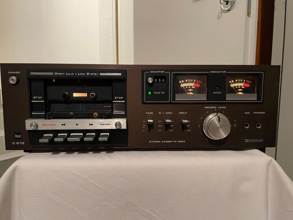 DUAL C 810 Stereo Cassette Deck (Defekt) in Uzwil für CHF 50 – nur ...