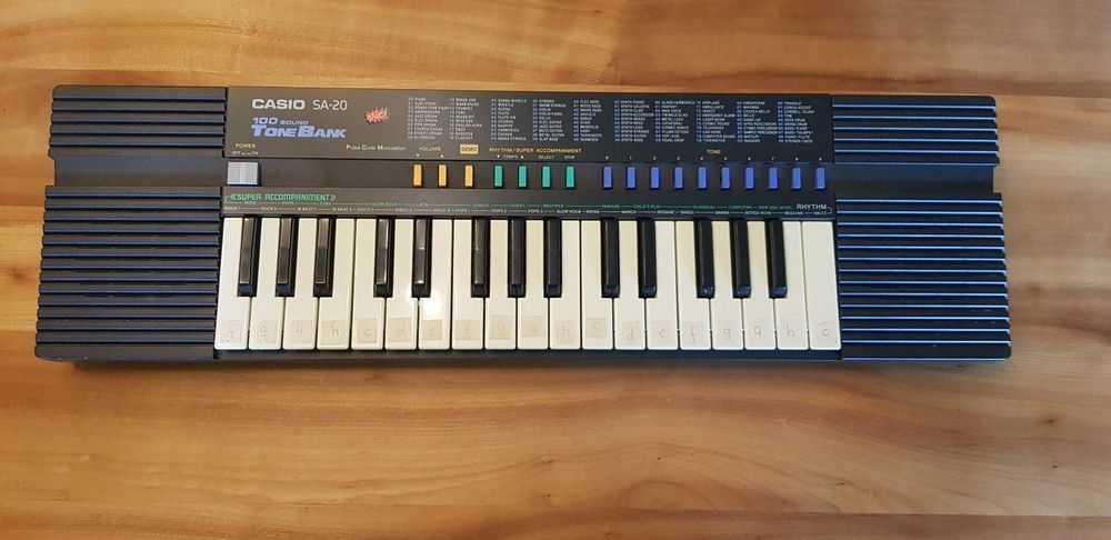 Mini Keyboard Casio SA-20 von 1990 (Gebraucht) in Reichenburg für CHF ...