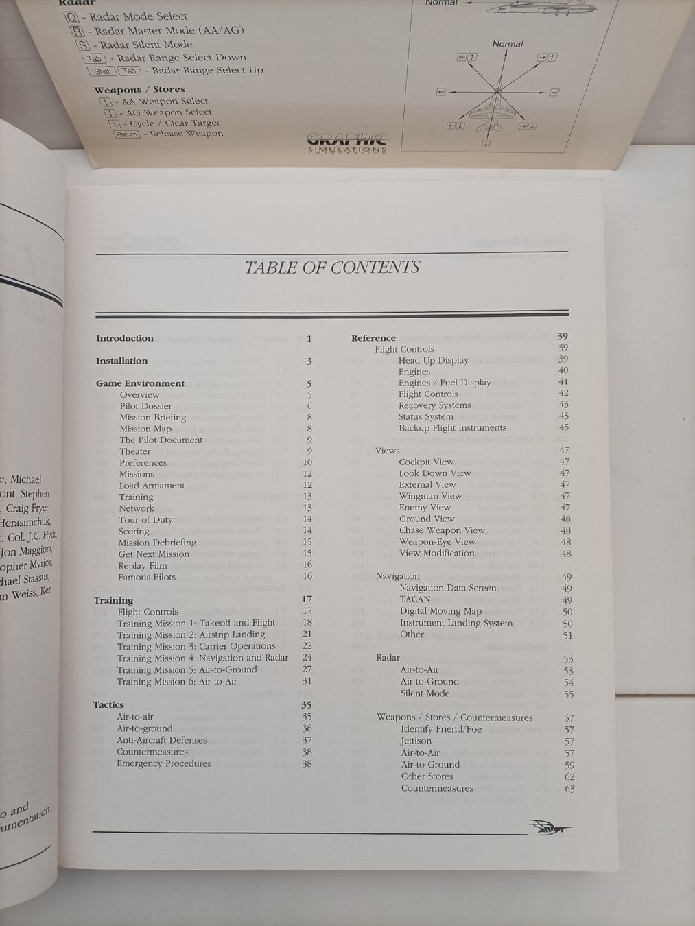 F/A-18 Hornet Pilot Flight Manual Graphic Sim. PC Game (uk) (D'occasion ...