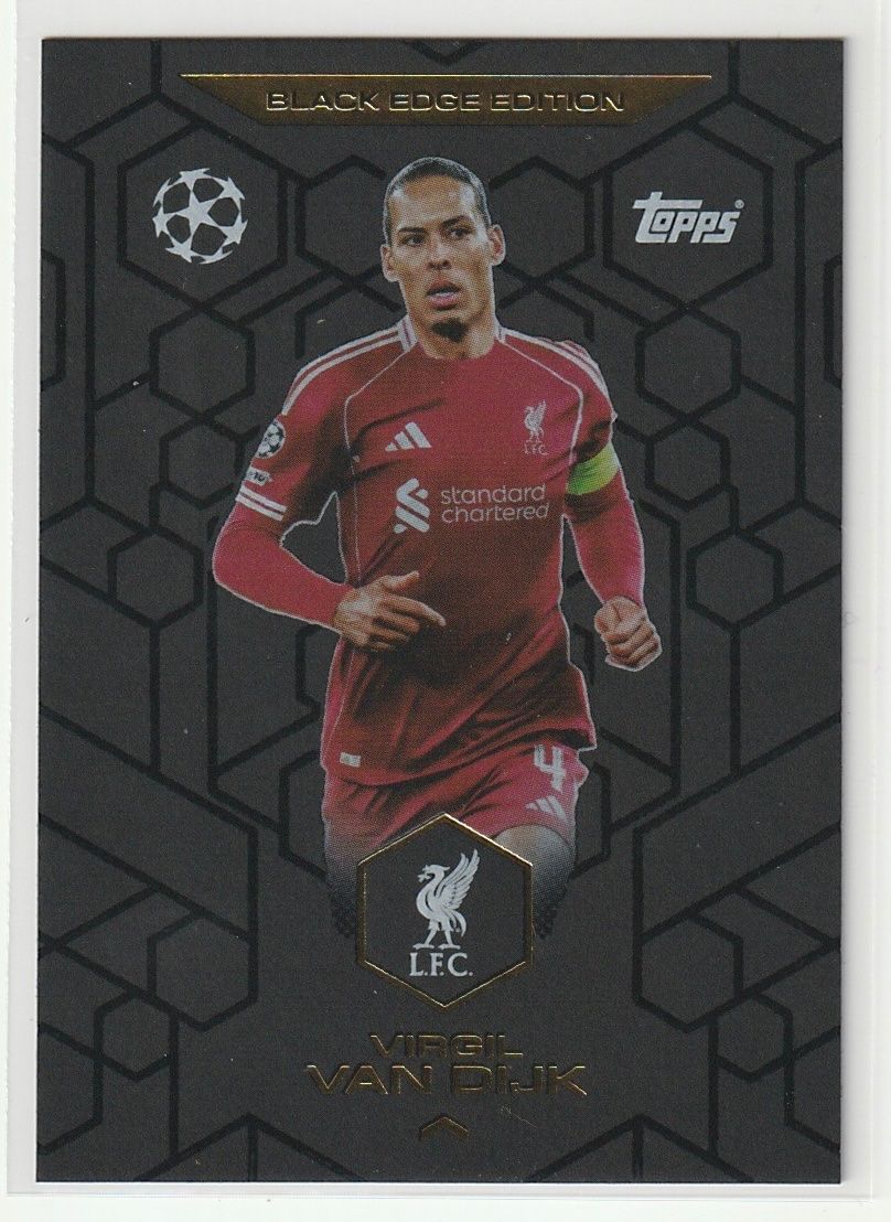 Topps Match Attax 25/26 Virgil Van Dijk Black Edge Edition (Neu (gemäss ...