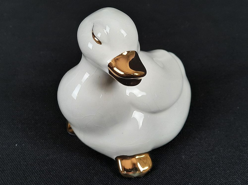 Porzellanfigur Ente | Kaufen auf Ricardo