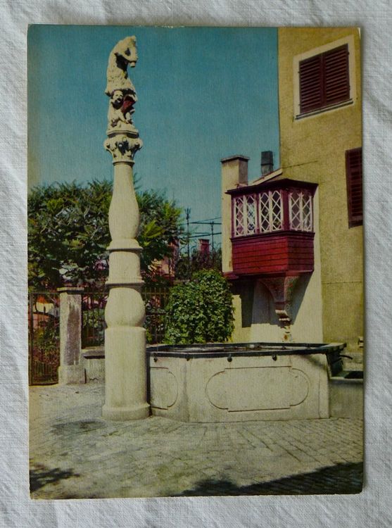 AK ZÜRICH OBERDORF, Brunnen, Rascher Verlag | Kaufen auf Ricardo