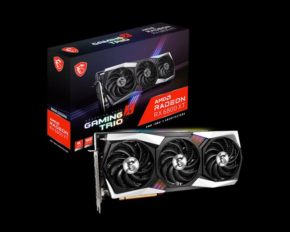 MSI Radeon RX 6800 XT GAMING X TRIO 16Gb état neuve garantie (Neuf ...