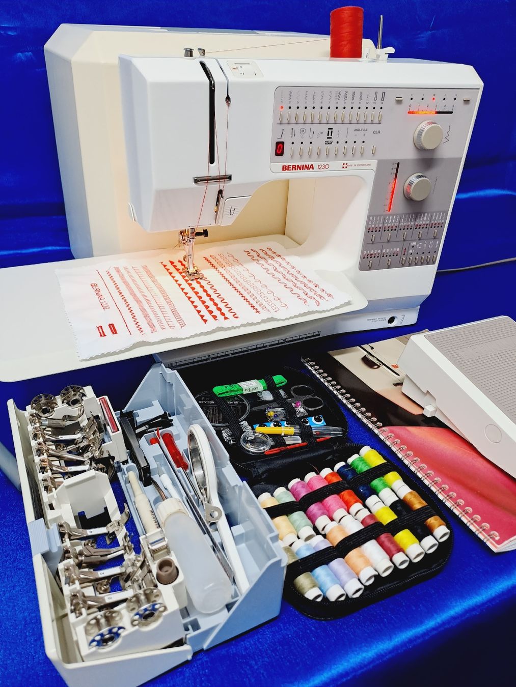 BERNINA 1230 WIE NEU GARANTIE 3 MONATE FRISCH REVIDIERT (D'occasion) à ...