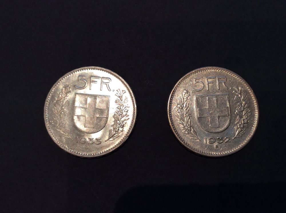 5FR 1932 + 1933 | Kaufen auf Ricardo