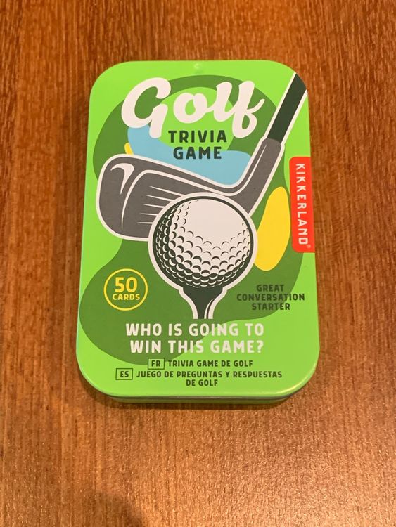 Golf Triva Game; 50 Cards; Golf-Questions | Kaufen auf Ricardo