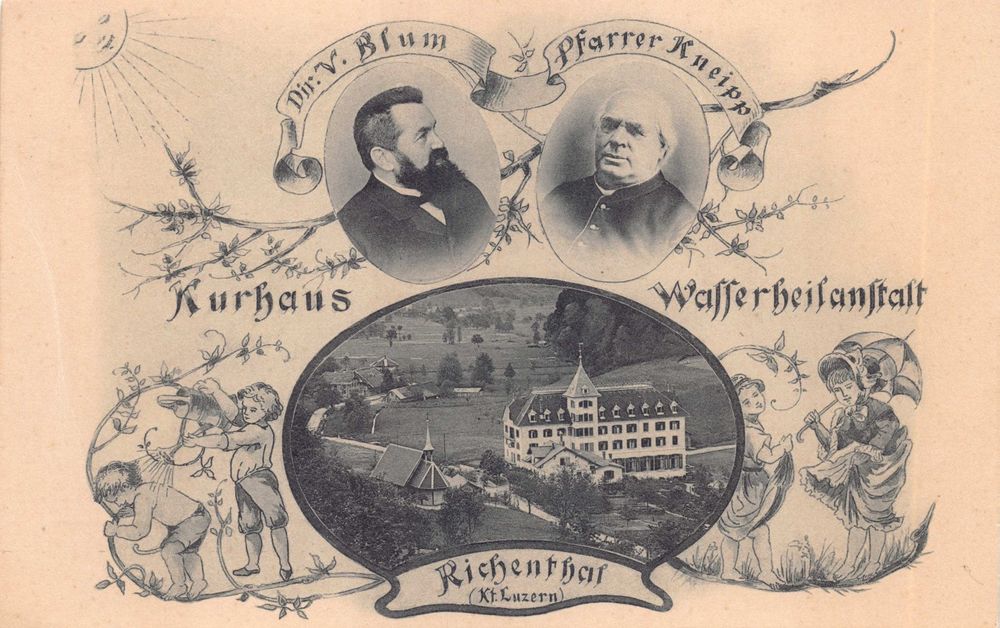 Richenthal LU - Kurhaus Wasserheilanstalt - ungelaufen (Gebraucht) in ...