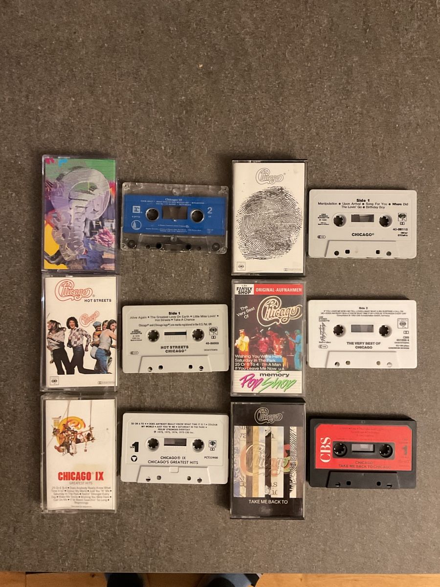 Chicago Kassetten Sammlung, 6 Stück, Top Zustand! (Gebraucht) in ...