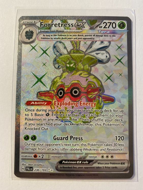 Pokemon Forretress EX 230/193 Paldea Evolved EN (Neu (gemäss ...