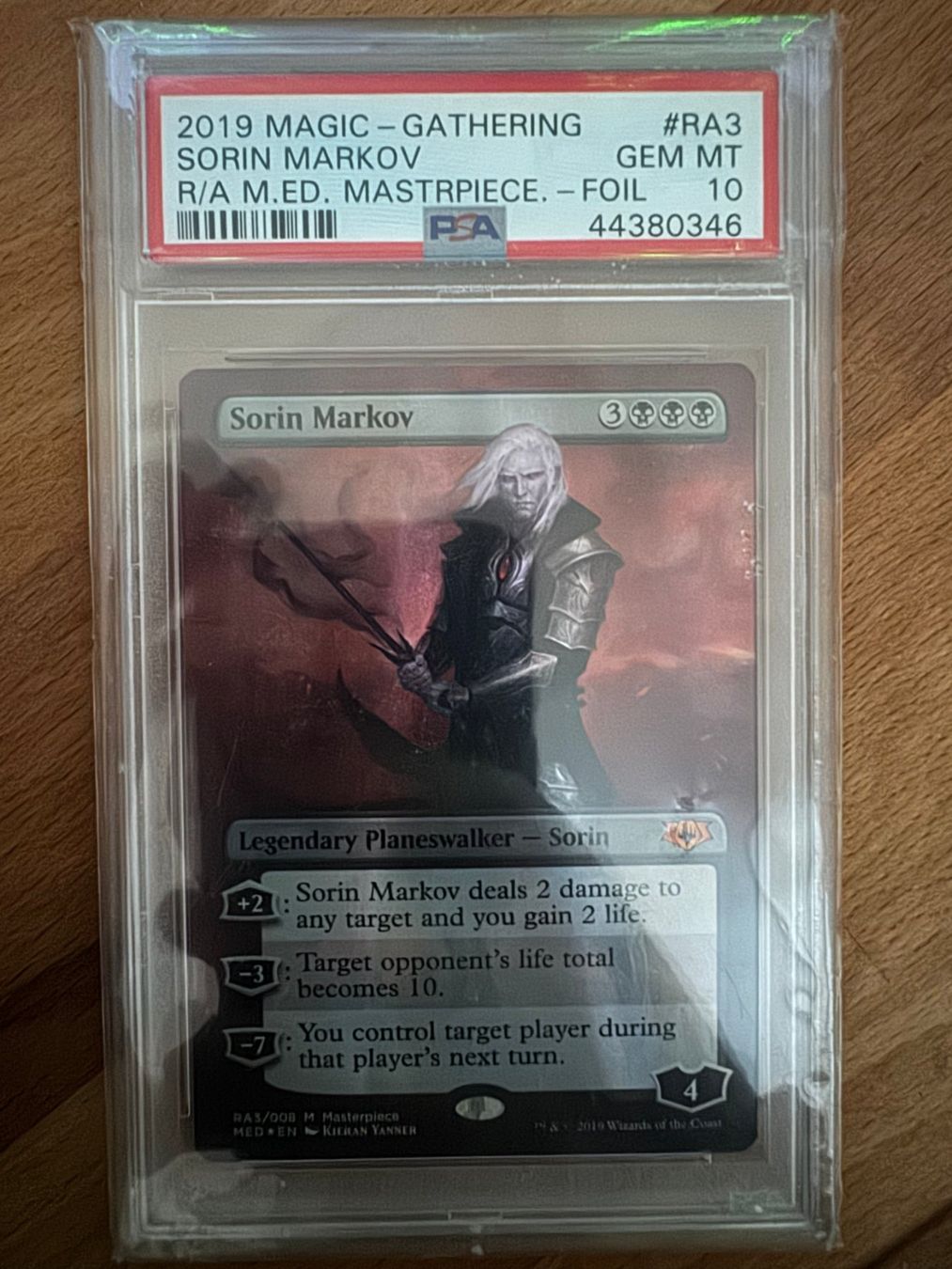 MTG Sorin Markov Masterpiece Series Mythic Edition PSA10 (Neu (gemäss ...