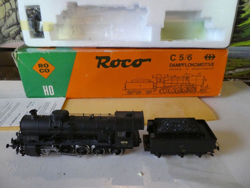 Roco 14111A Dampflok C5/6 H0 WS | Kaufen auf Ricardo Roco 14111A Dampflok C5/6 H0 WS | Kaufen auf Ricardo