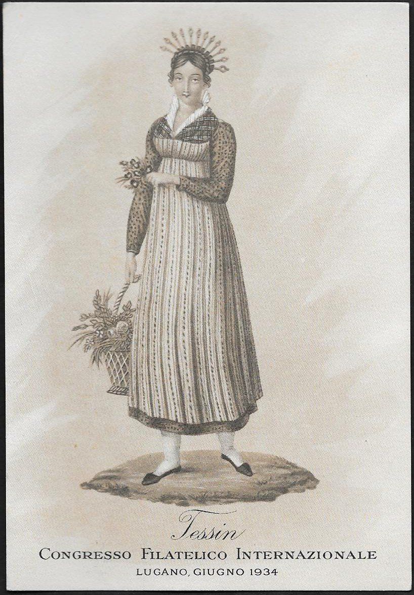 1934 Karte o Lugano Phila. Kongress Frankatur selten ab 1.- (Gebraucht ...