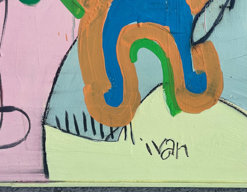 Ivan Hotz (XX) grosses Gemälde | Kaufen auf Ricardo