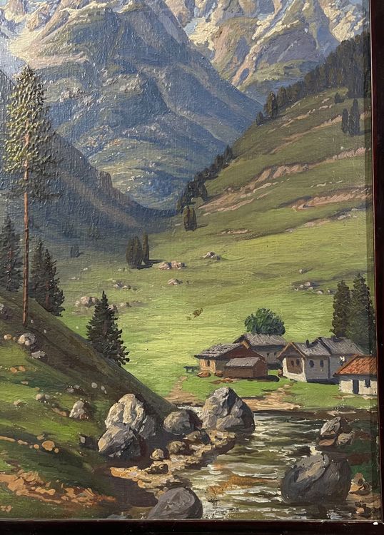 Peter Eilers (1880-1940) Gemälde - Berglandschaft | Kaufen auf Ricardo