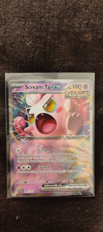 Scream Tail EX 190/167 Ancient Pokémon Karte (Neu (gemäss Beschreibung ...