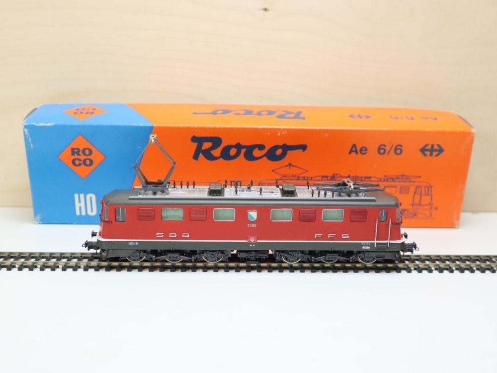 ROCO SBB Ae 6/6 E-Lok - "Zürich" 43536 - H0 | Acheter sur Ricardo