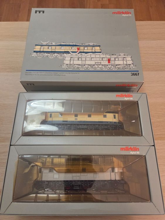 Märklin 3667 E-Lok BR E18+118 DB Digital H0 (D'occasion) à St-Aubin-Sauges pour CHF 229 – avec ...