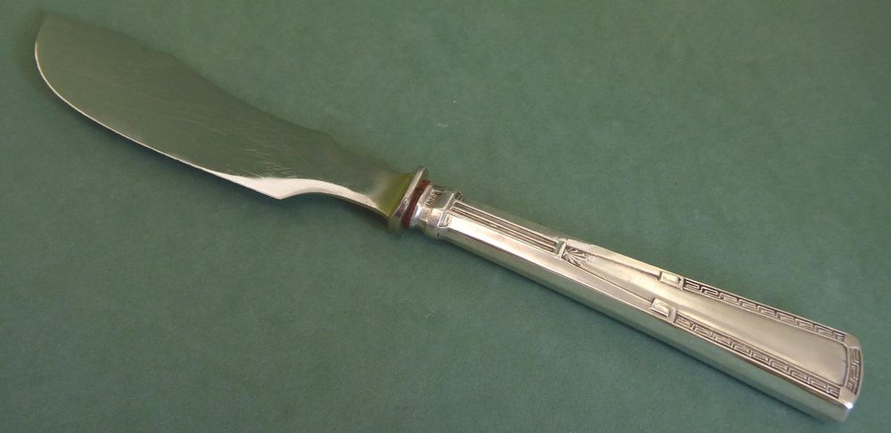 Käsemesser Griff 800 Silber Klinge Stahlt | Kaufen auf Ricardo