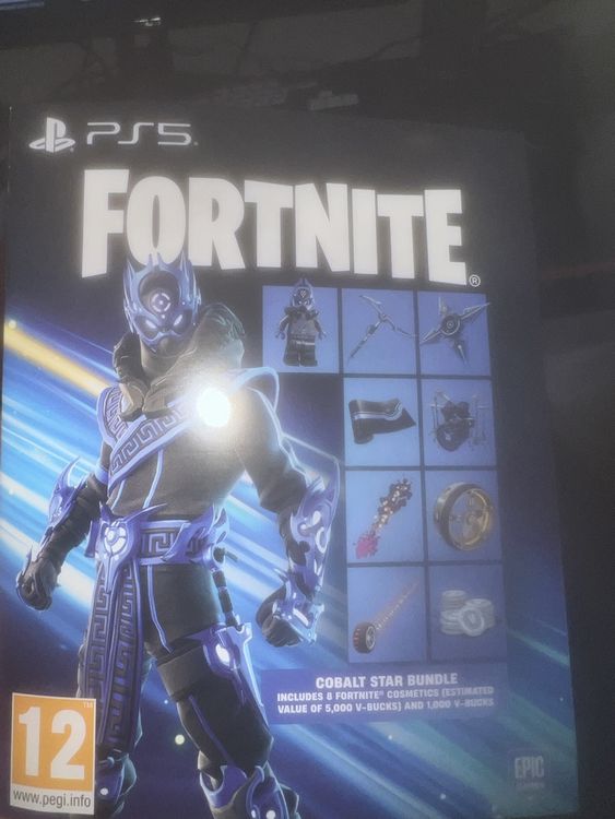 Fortnite PS Cobalt Star Bundle Skin Code (Neu (gemäss Beschreibung)) in ...