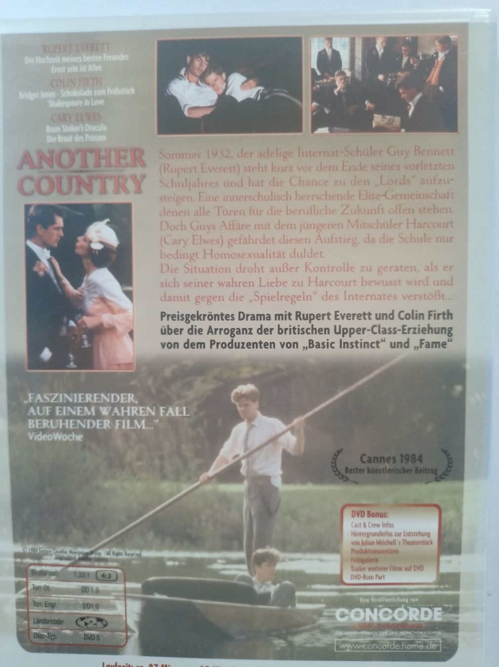 Another Country DVD mit Rupert Everett - Top Zustand! (Gebraucht) in ...