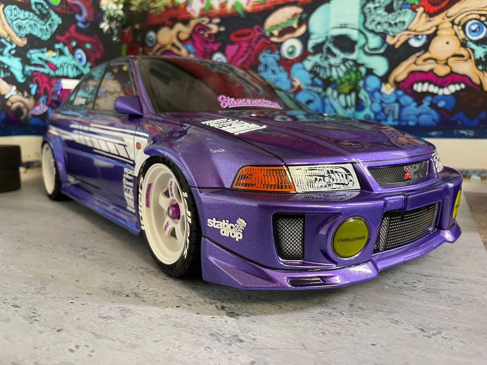 Tamiya Mitsubishi Evo V Purple Edition | Kaufen auf Ricardo