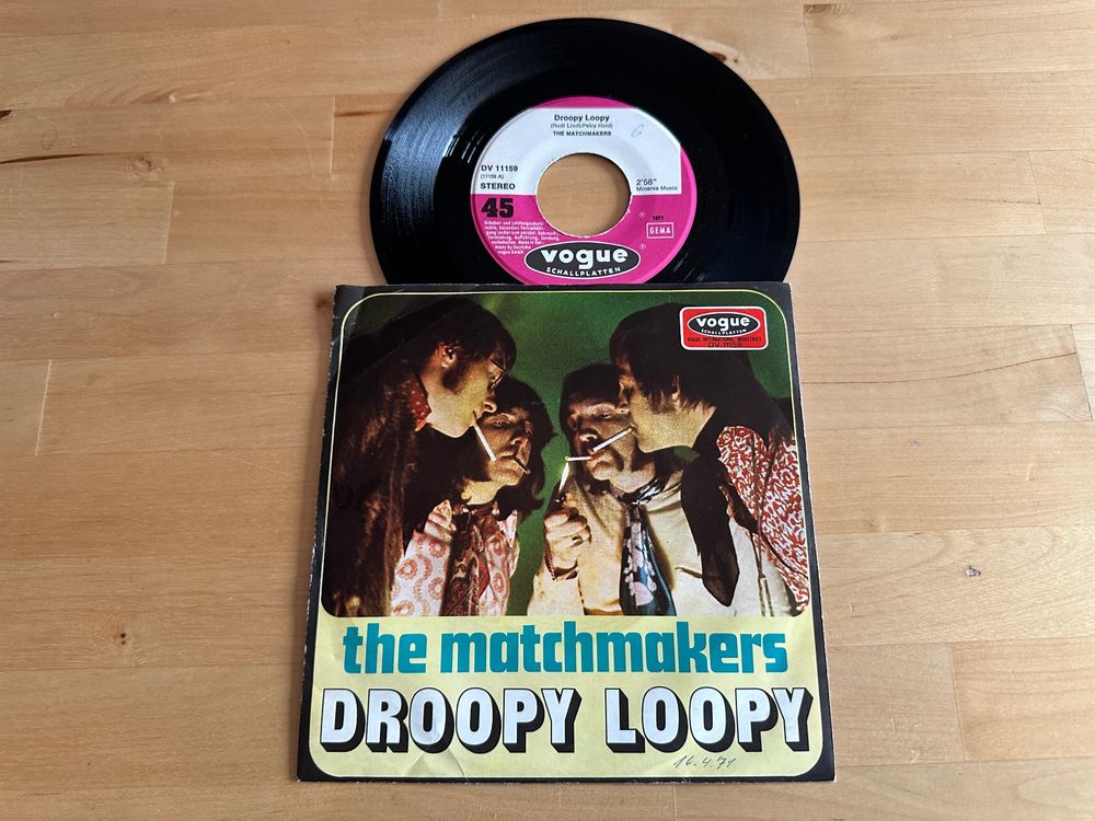 MATCHMAKERS rare Droopy Loopy Single mit dem Kult Cover ! (Gebraucht ...