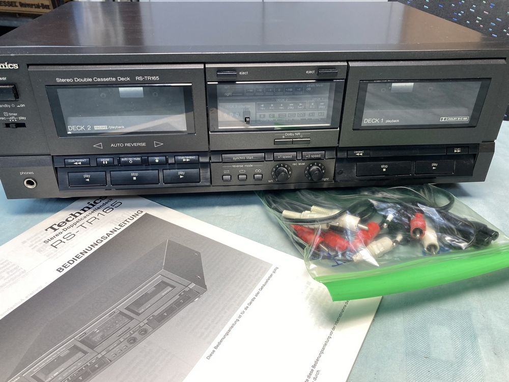 Doppelkassettendeck technics RS-TR165 | Kaufen auf Ricardo