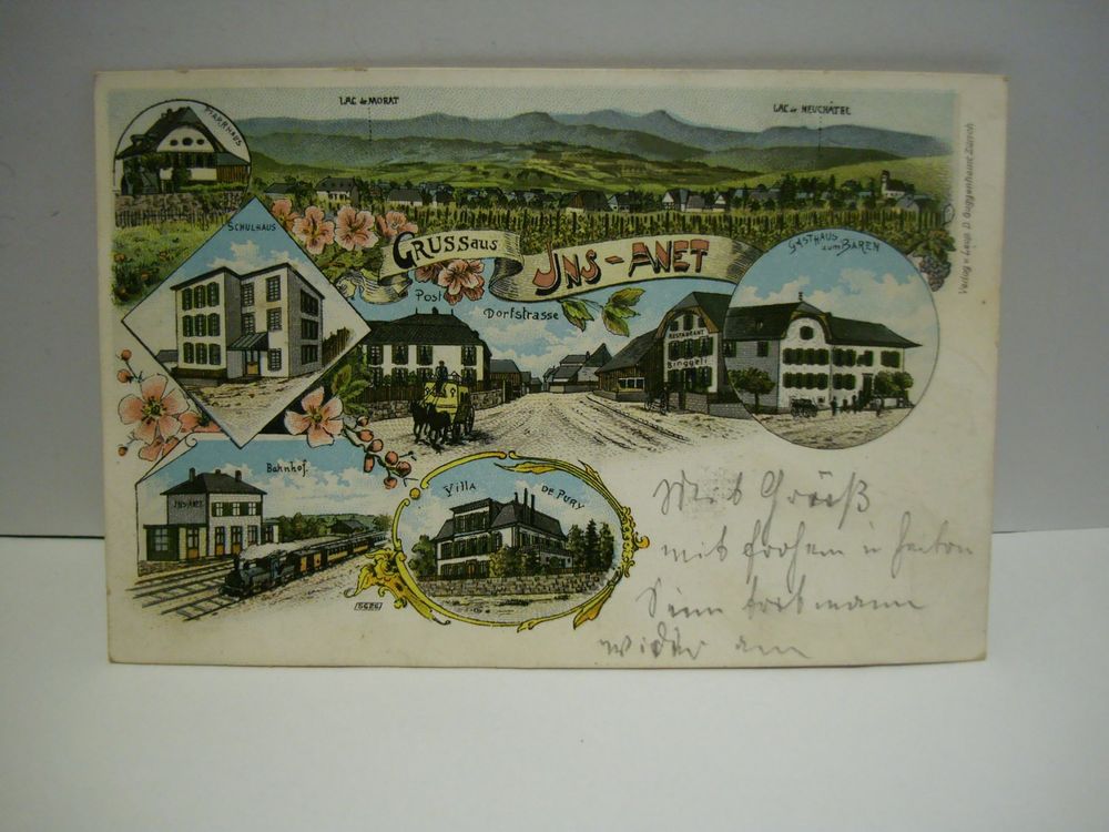 AK Ins - gelaufen 1903 (Gebraucht) in Neuenegg für CHF 14 – mit Lieferung auf Ricardo kaufen