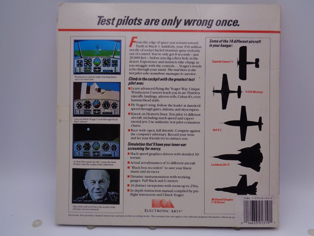 COMMODORE 64/128: CHUCK YEAGER`S ADVANCED FLIGHT TRAINER (Gebraucht) in ...