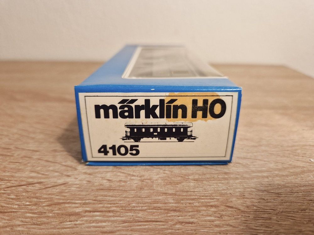 Märklin 4105 Personenwagen 3.Kl H0 OVP NEU (Neu und originalverpackt ...